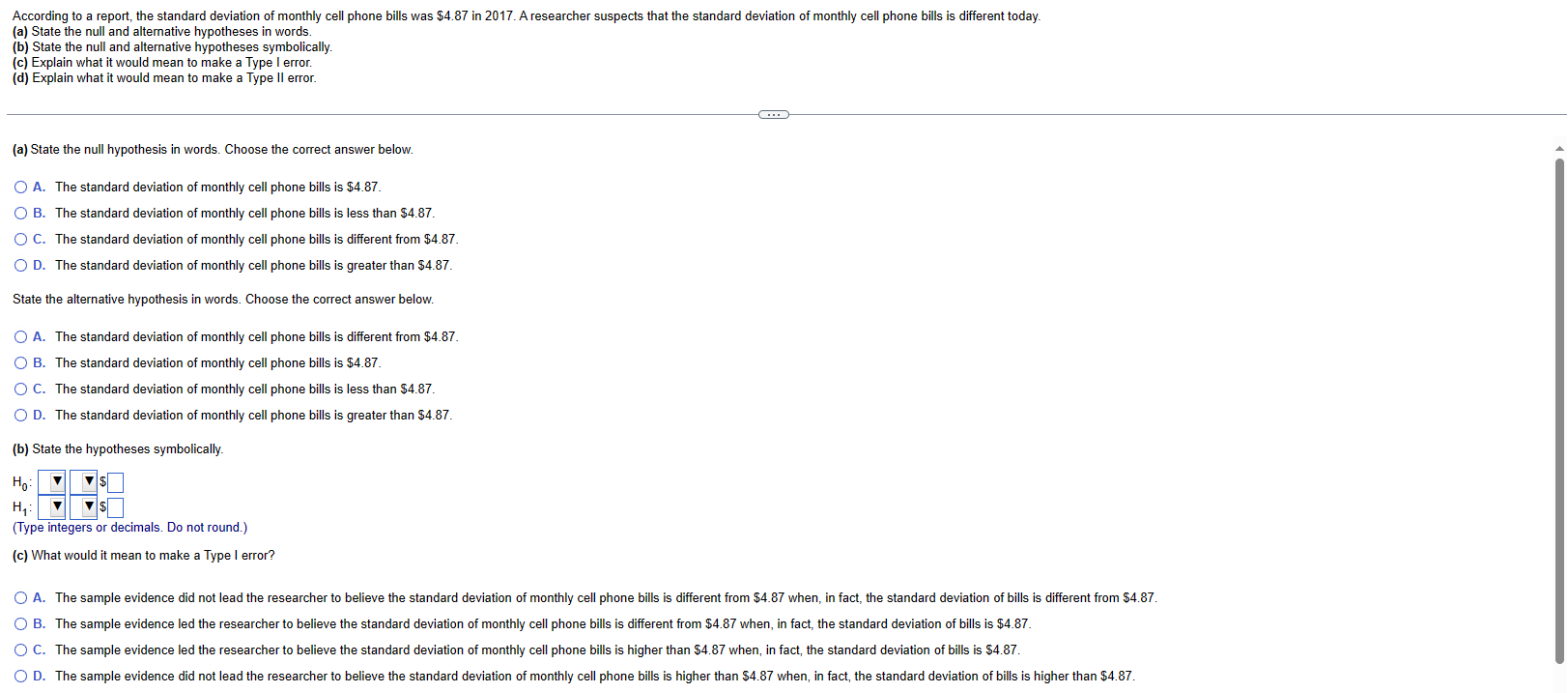 Solved According to a report, the standard deviation of | Chegg.com