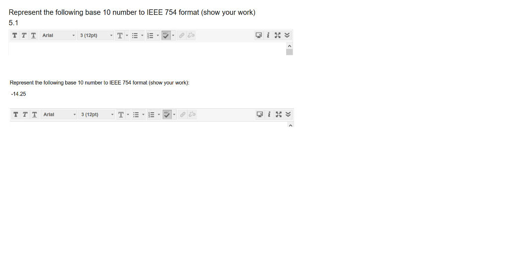 Solved IEEE 754 Format of representing very small numbers or | Chegg.com