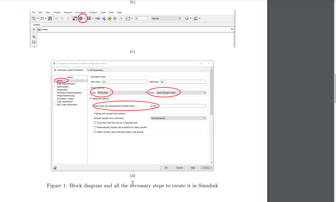 Problem 1. (20 pts) Use Simulink to create the block | Chegg.com