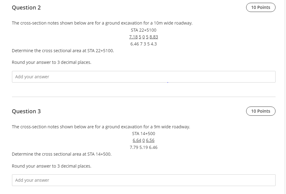 Solved Question 2 The cross-section notes shown below are | Chegg.com