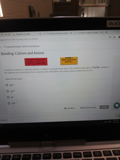 ng: Cations and Anions ations and Anions primary | Chegg.com