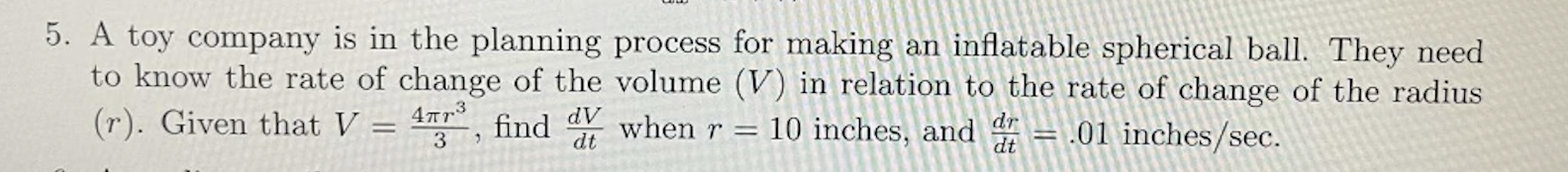 Solved 5. A toy company is in the planning process for | Chegg.com