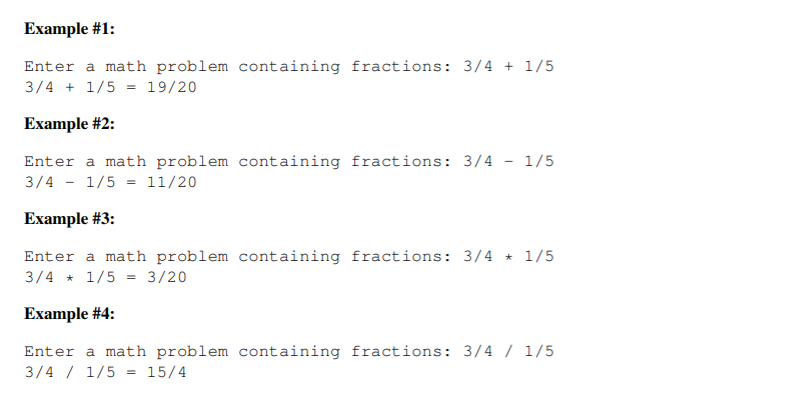 Solved Filename(s): FractionCalculator.java Write a program | Chegg.com