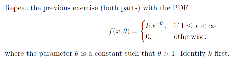 Solved A Find The Method Of Moments Estimator Of The