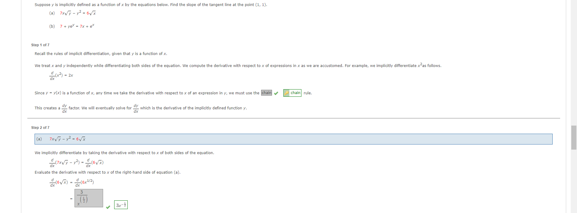 Solved Suppose y is implicitly defined as a function of x by | Chegg.com