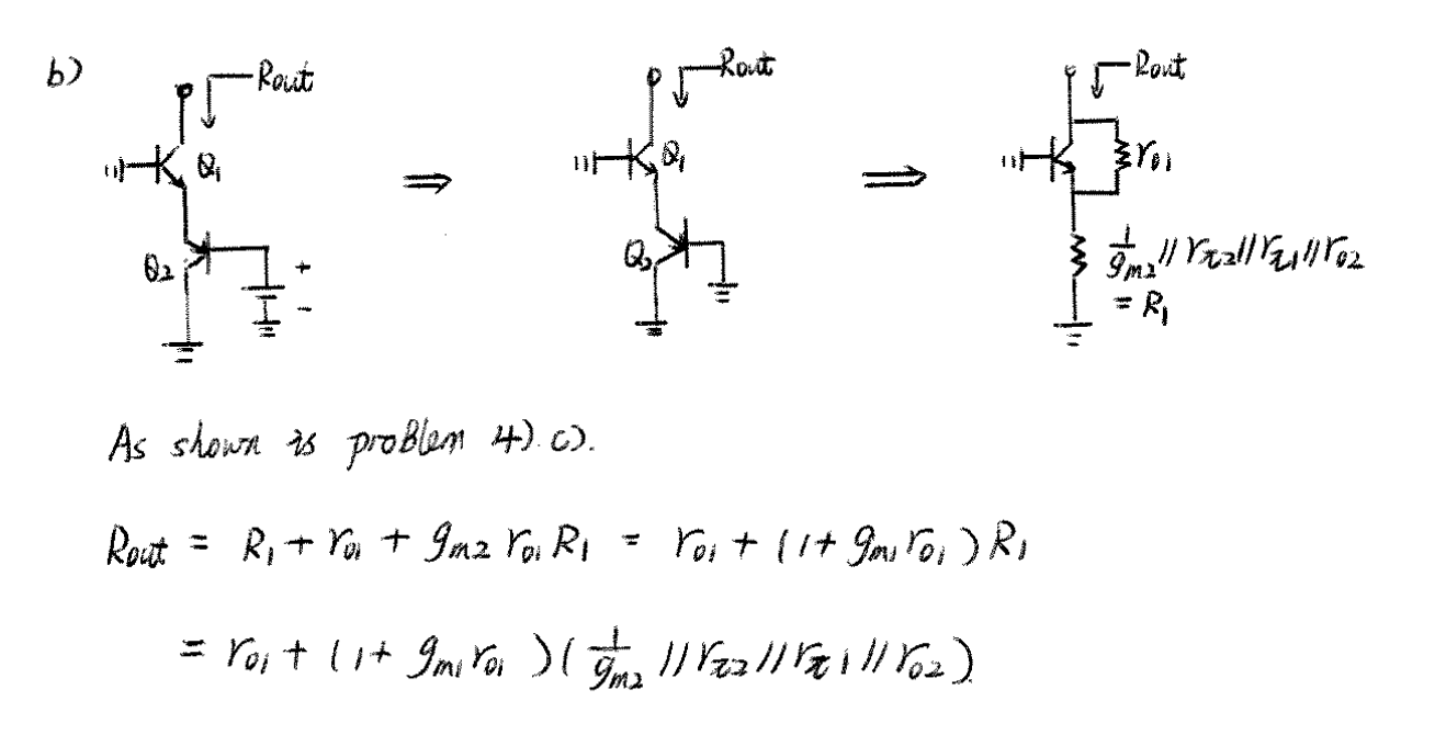 Solved 6. Compute the output impedance of the circuits shown | Chegg.com