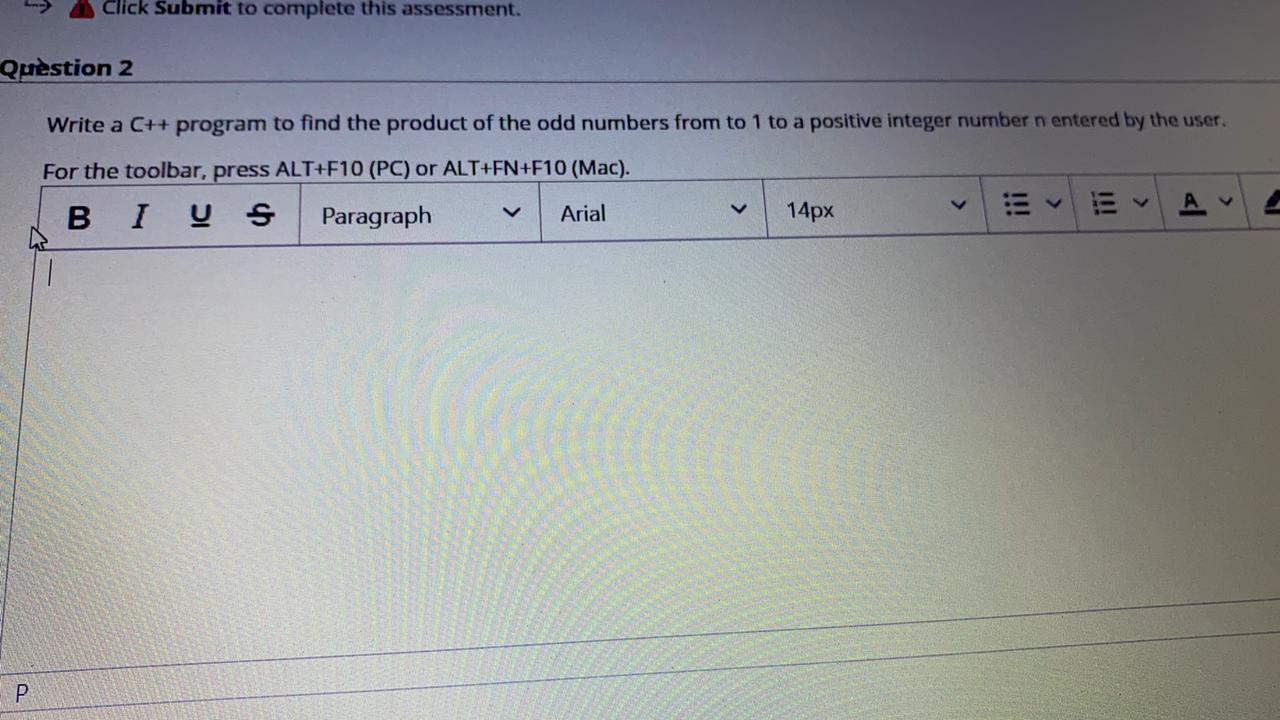 Solved Click Submit to complete this assessment. Question 2 | Chegg.com