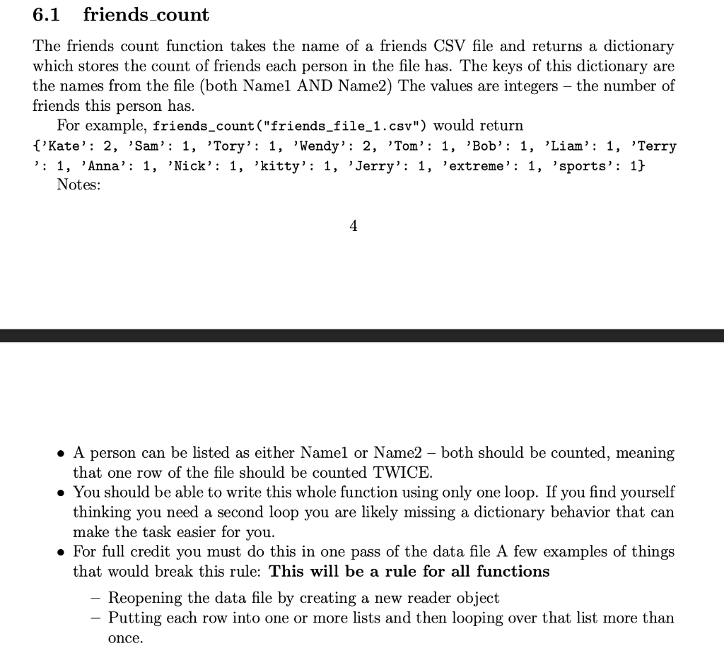 Solved 5.1 Reading CSV files The CSV file format has lasted | Chegg.com