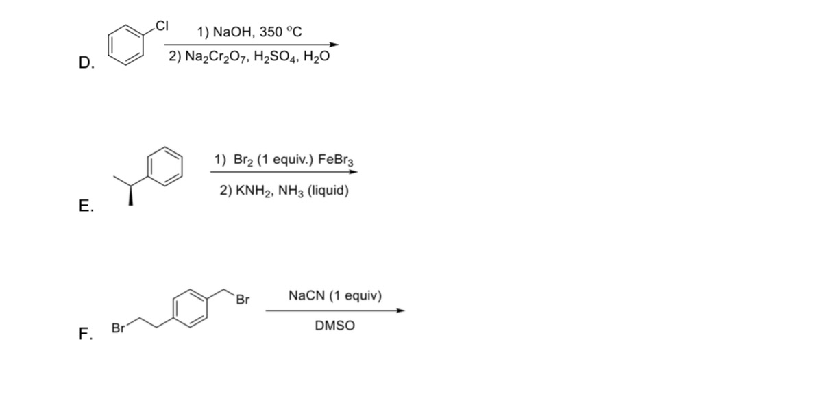 Solved Br2 CH2Cl2, dark, 25 °C A. 1) HNO3 (2 equiv.)/H2SO4 | Chegg.com