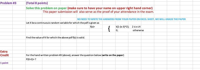Solved Problem \#3 (Total 8 points) Solve this problem on | Chegg.com