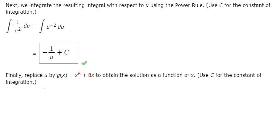 Solved Next, we integrate the resulting integral with | Chegg.com
