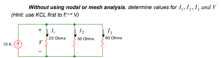 Solved Without using nodal or mesh analysis, determine | Chegg.com