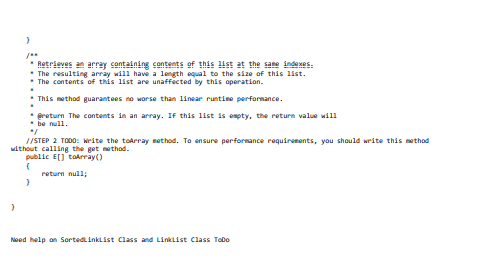 Solved Sorted LinkedList Class public class Sortedlinkedlist | Chegg.com