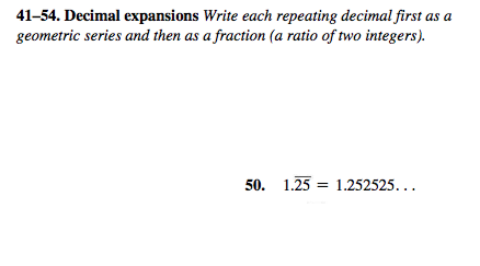 Solved 41-54. Decimal expansions Write each repeating | Chegg.com