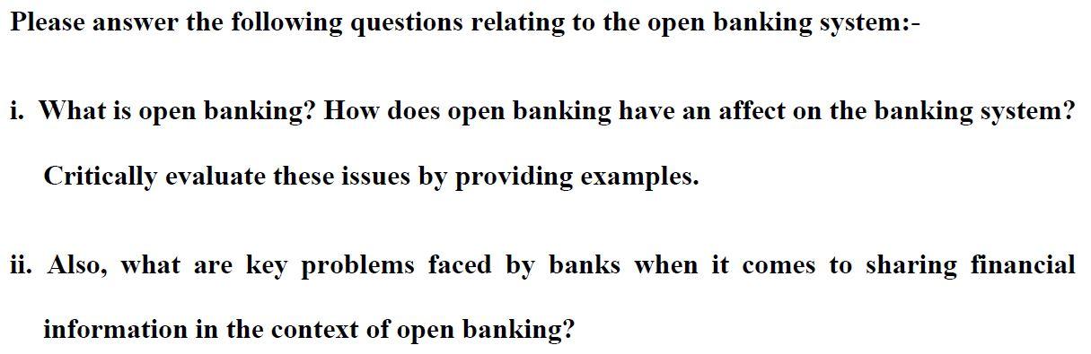 Solved Please answer the following questions relating to the | Chegg.com