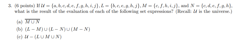 Solved 3. (6 points) If | Chegg.com