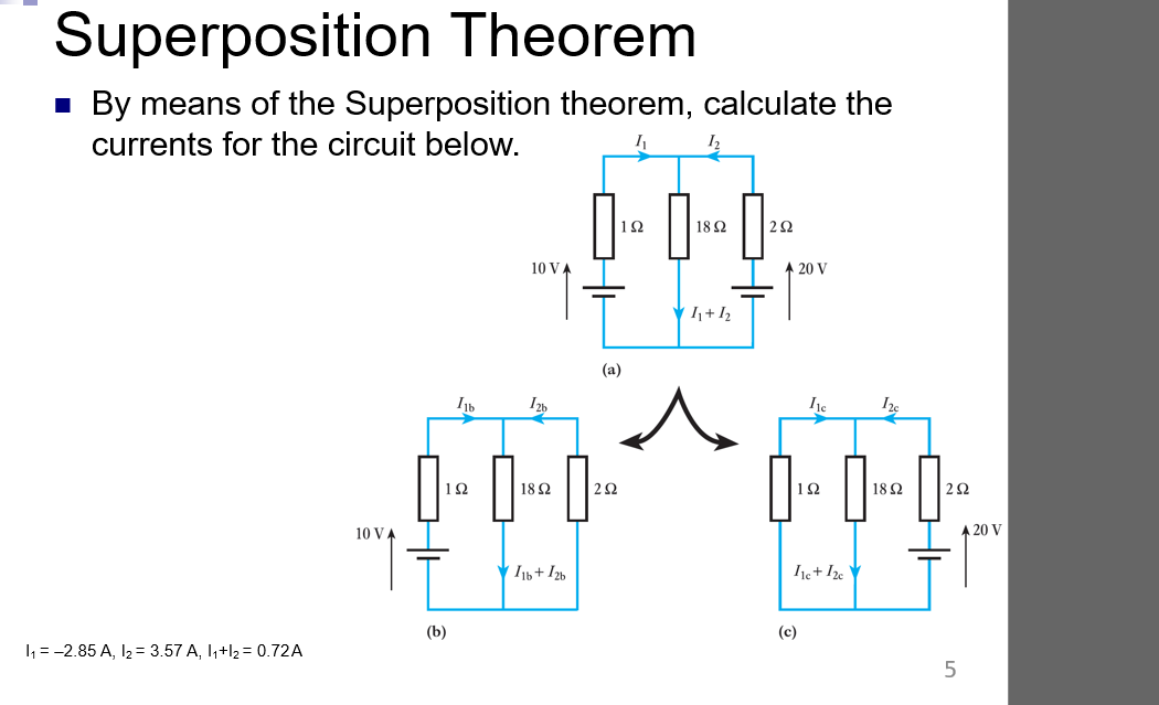 Solved - By means of the Superposition theorem, calculate | Chegg.com