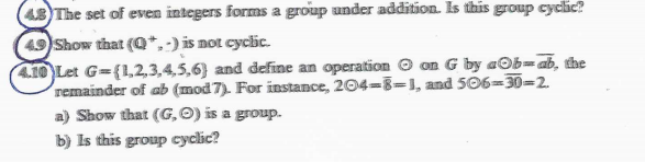 Solved The set of even integers forms a group under | Chegg.com