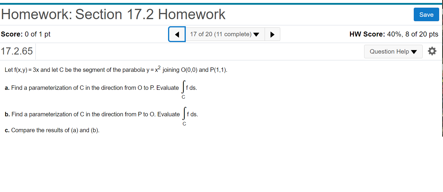 Solved Homework Section 17 2 Homework Save Score 0 Of 1 Pt
