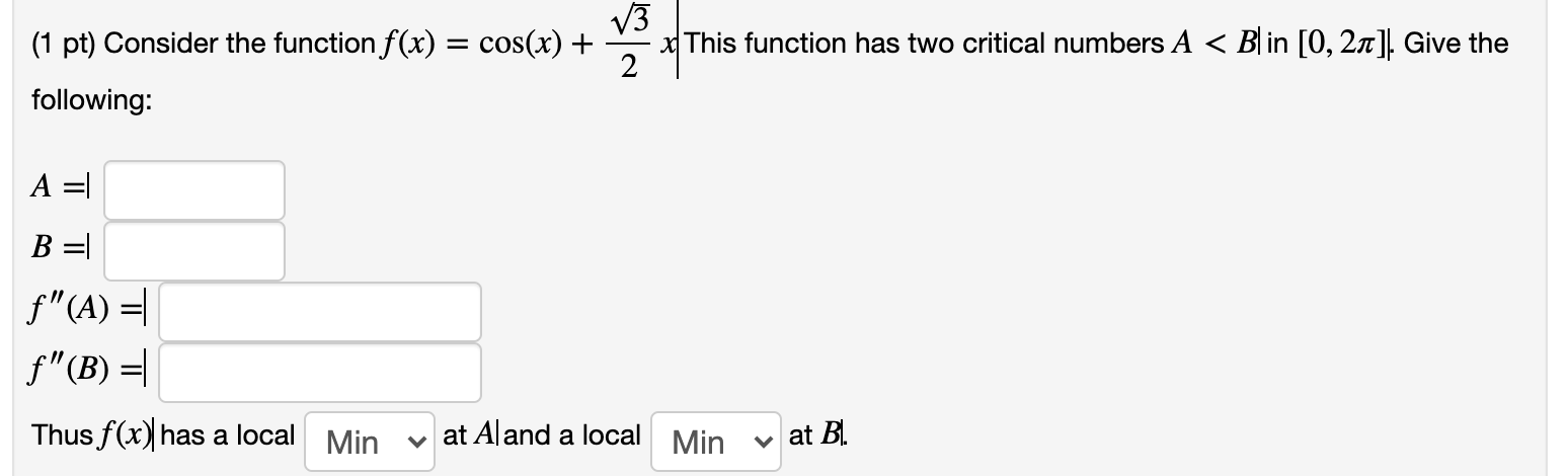 Solved Homework 9: Problem 3 Prev Up Next (1 pt) Graphs A | Chegg.com