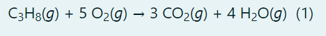 Solved C3H8(g)+5O2(g)→3CO2(g)+4H2O(g) | Chegg.com