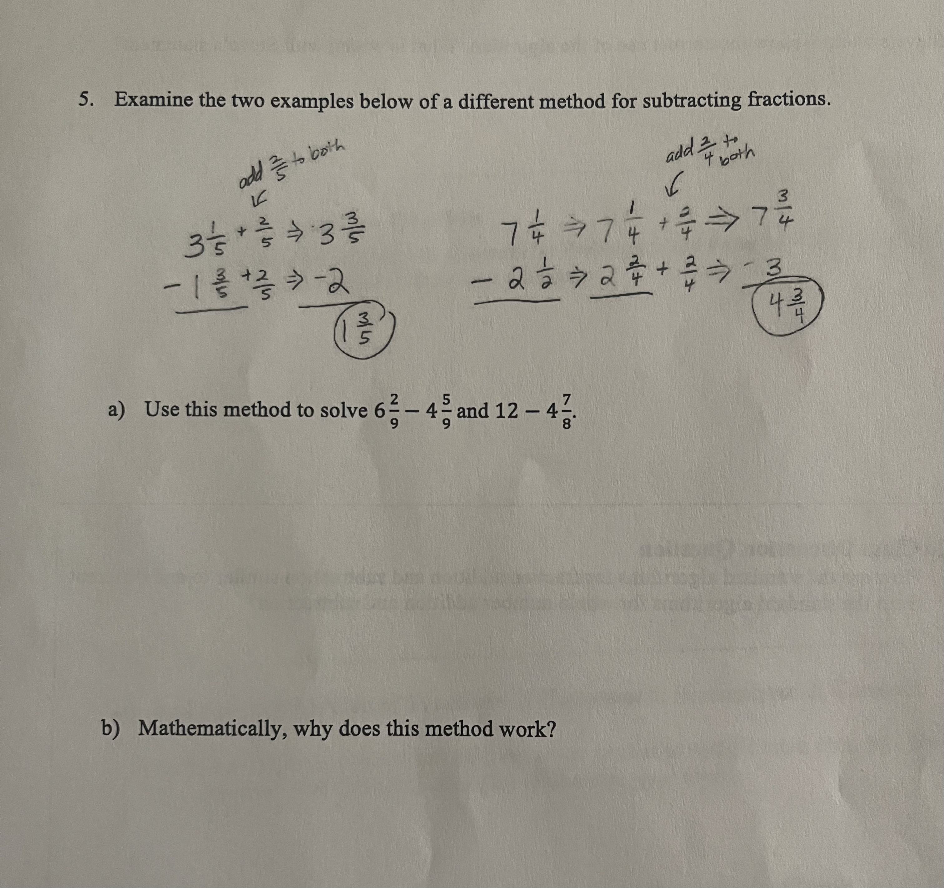 Solved Examine the two examples below of a different method | Chegg.com