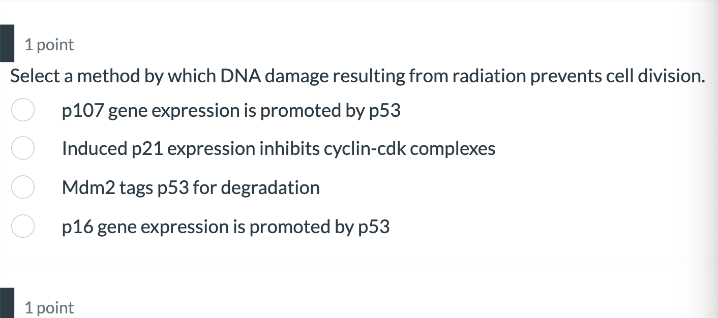 Solved Select a method by which DNA damage resulting from | Chegg.com