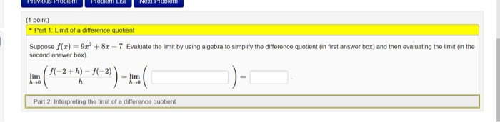 Solved Previous Problem Problem ListNext Problem 1 point | Chegg.com