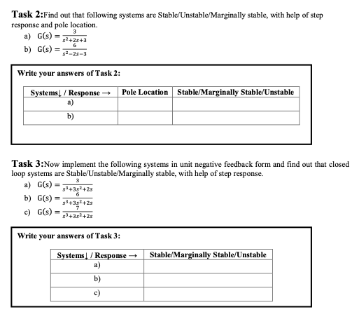 Solved Task 2find Out That Following Systems 9775