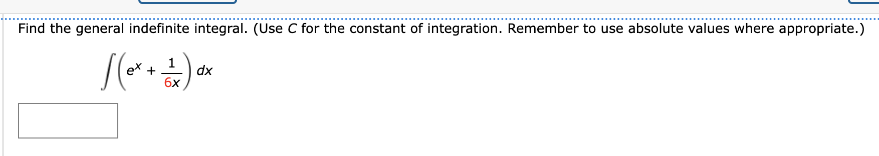 Solved Find the general indefinite integral. (Use C for the | Chegg.com