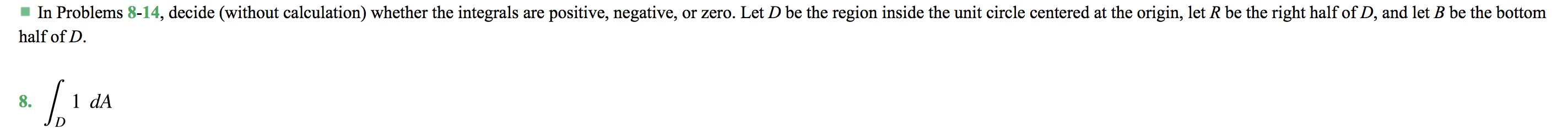 Solved In Problems 8-14, decide (without calculation) | Chegg.com
