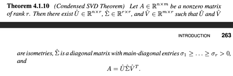Solved Theorem 4.1.12 Let A € RXm be a nonzero matrix with | Chegg.com