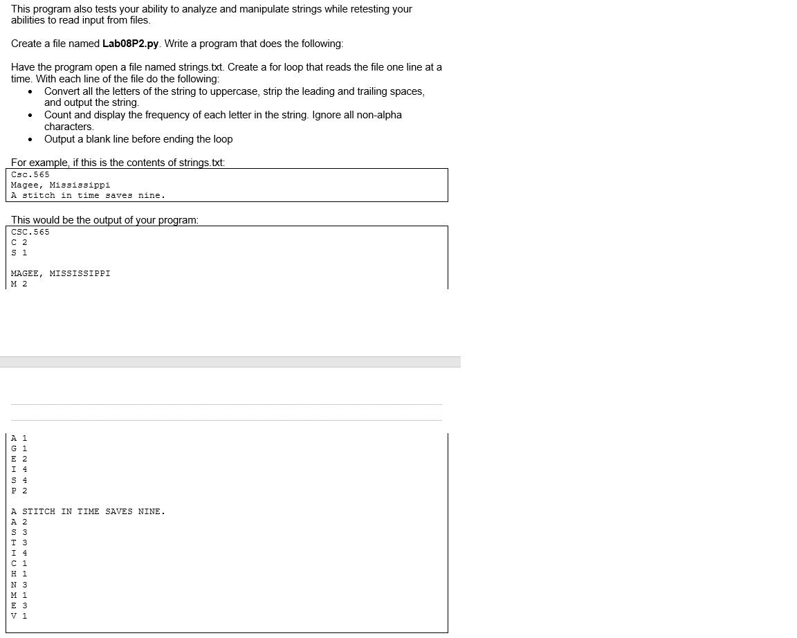 Solved This Program Also Tests Your Ability To Analyze And 
