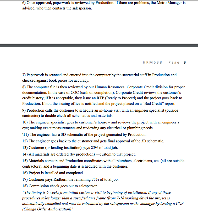 Radburn Enterprises The brochure about Radburn | Chegg.com