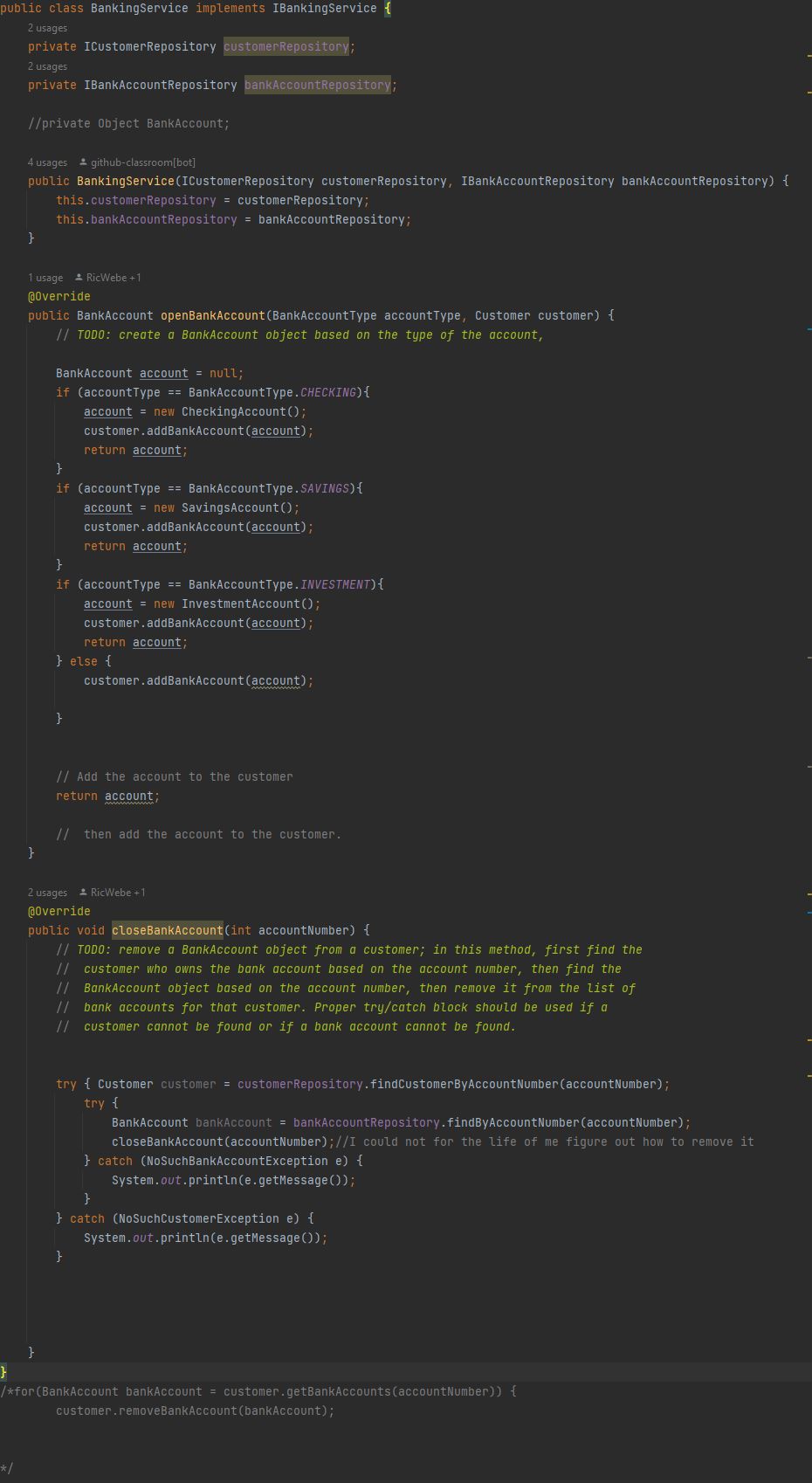 Solved \r\n\r\npublic enum BankAccountType \\{ 2 usages | Chegg.com