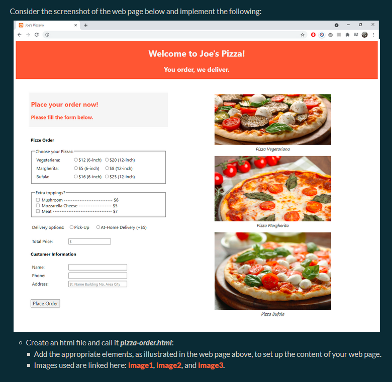 Solved Consider the screenshot of the web page below and | Chegg.com