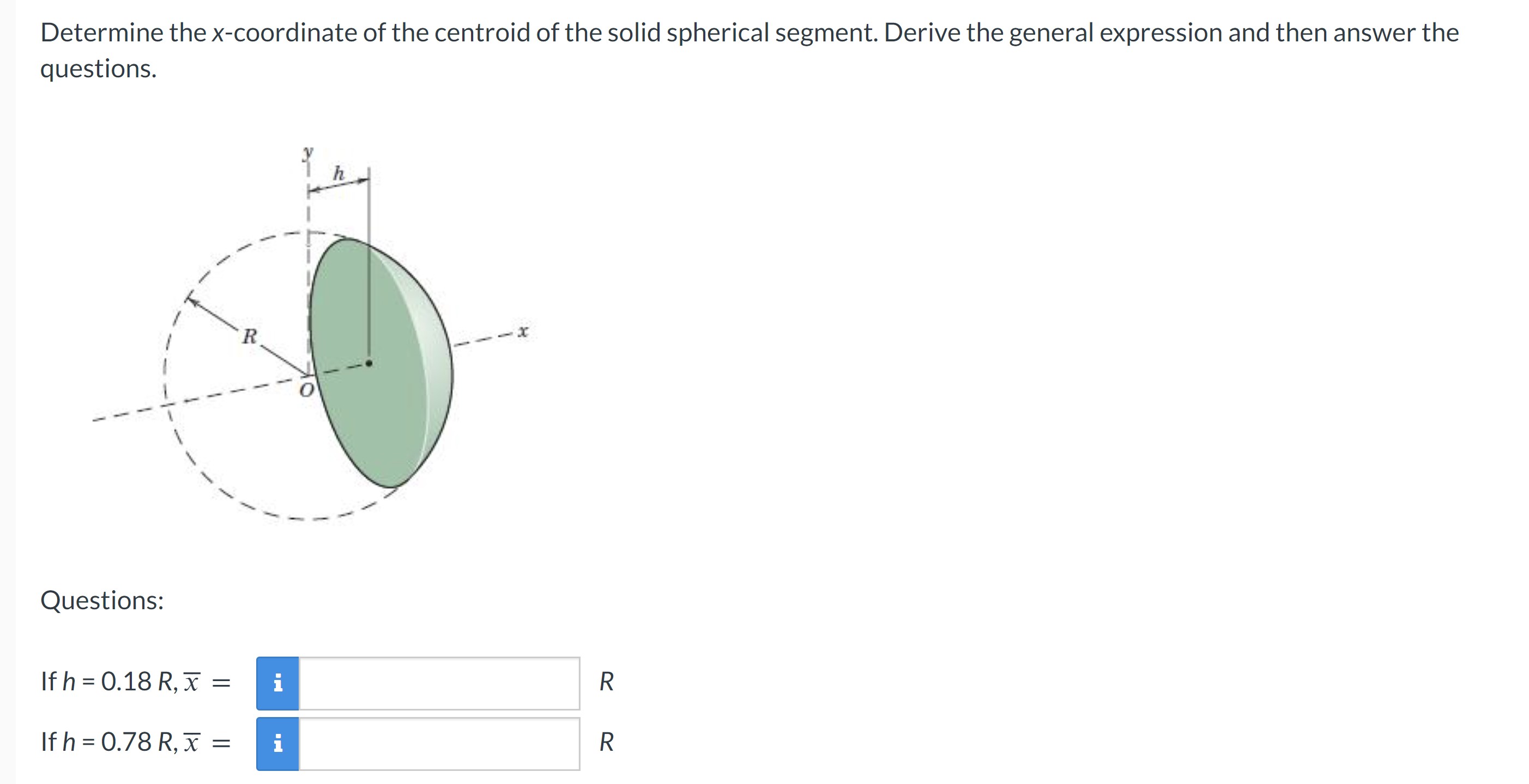 [Solved]: Determine the x-coordinate of the centroid of the
