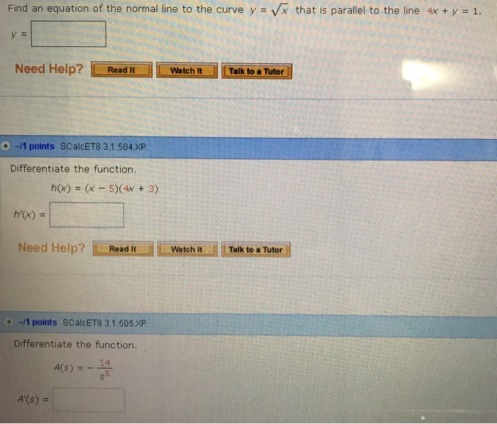 Solved Find an equation of the normal line to the curve y Vx | Chegg.com