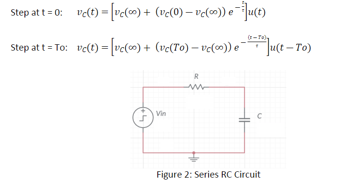 Solved Consider the series RC circuit in Figure 2, with an | Chegg.com