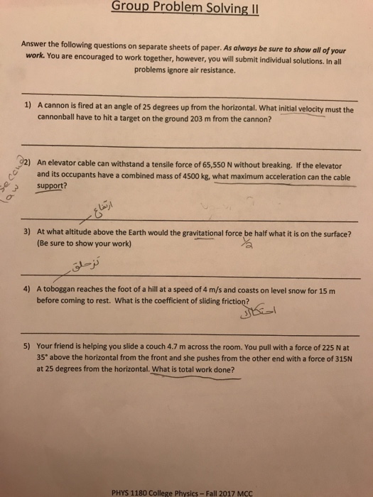 Solved Group Problem Solving Ii Answe R The Following 7622