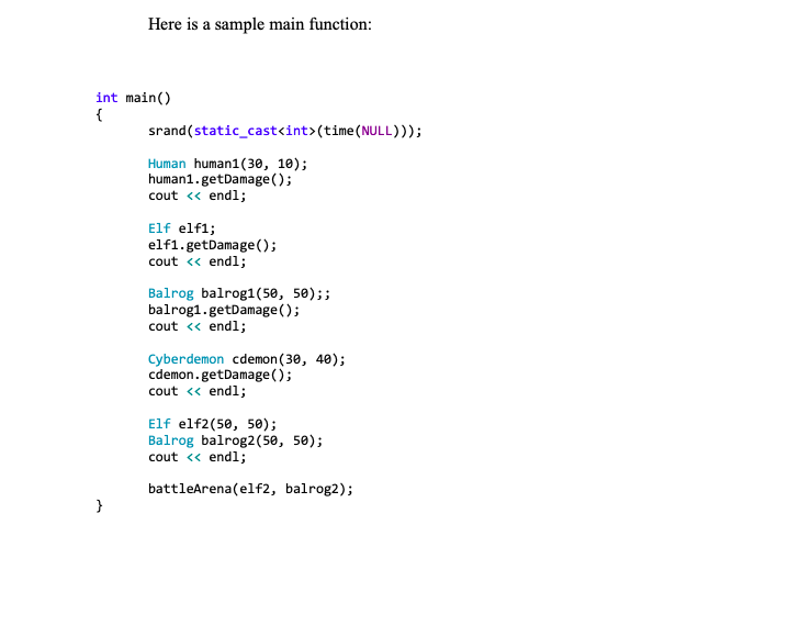 Solved Suppose that you are creating a game. In this game we | Chegg.com