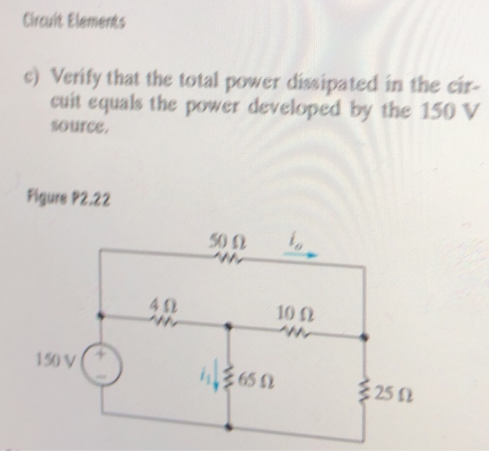 Solved 222 The current io in the circuit in Fig. P2.22 s 1 | Chegg.com