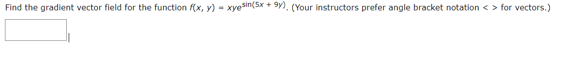 Solved Find The Gradient Vector Field For The Function 