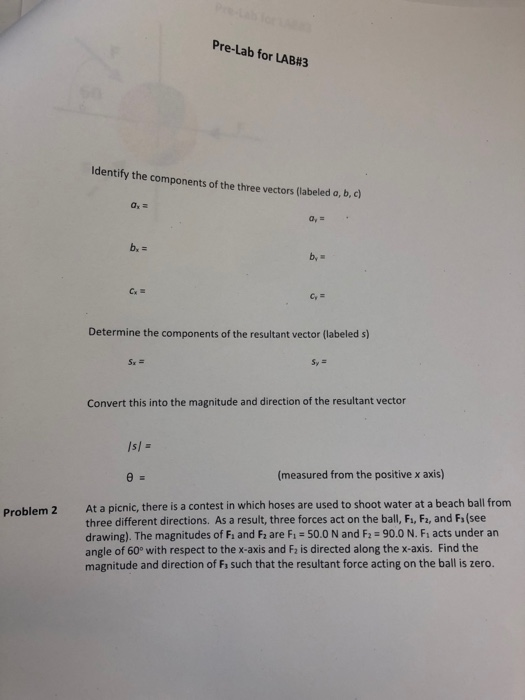 Solved Pre-lab for LAB#3 Identify the components of the | Chegg.com