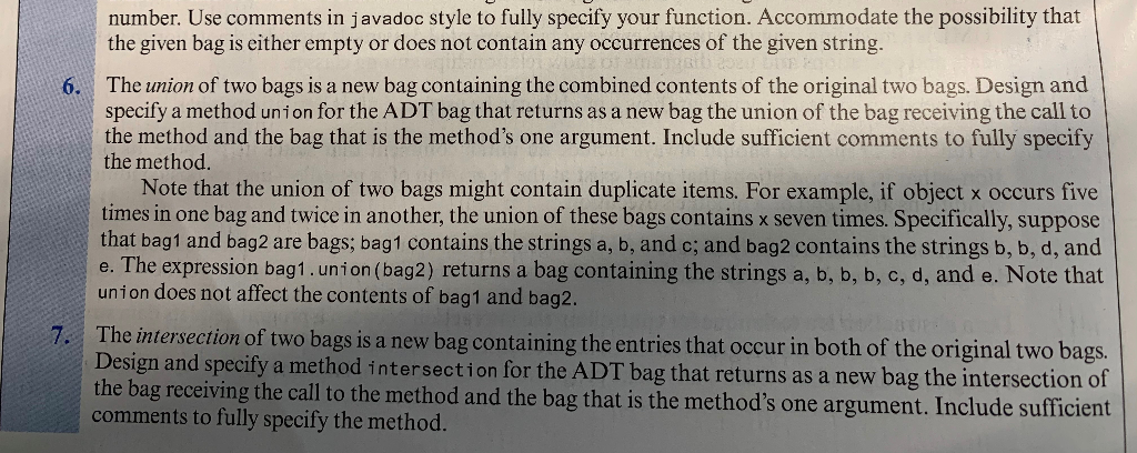 Solved C++ Add the methods union, intersection, and | Chegg.com