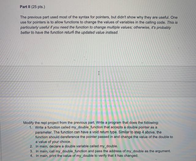 Solved *C code only Please follow all of the instructions | Chegg.com