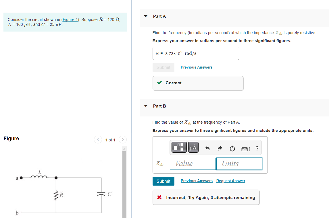 Solved Solve part B, the answer should be entered as a | Chegg.com