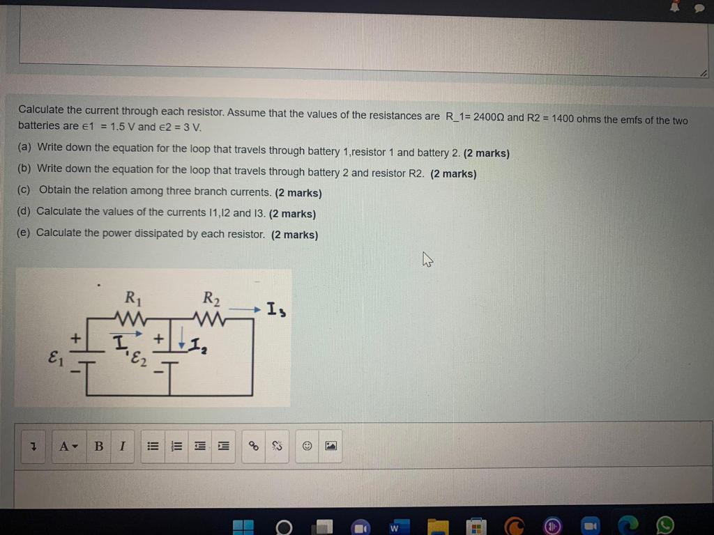 Solved Calculate the current through each resistor. Assume | Chegg.com