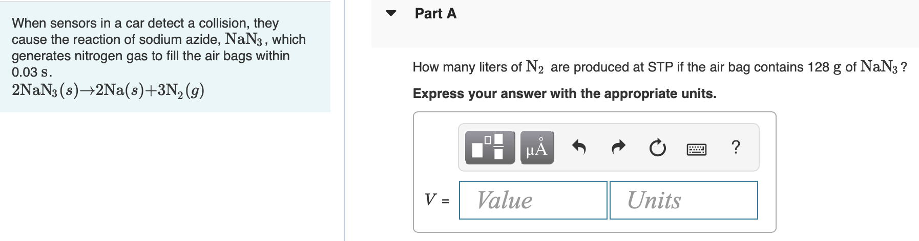 Solved A sample of a gas is in a sealed container. The | Chegg.com