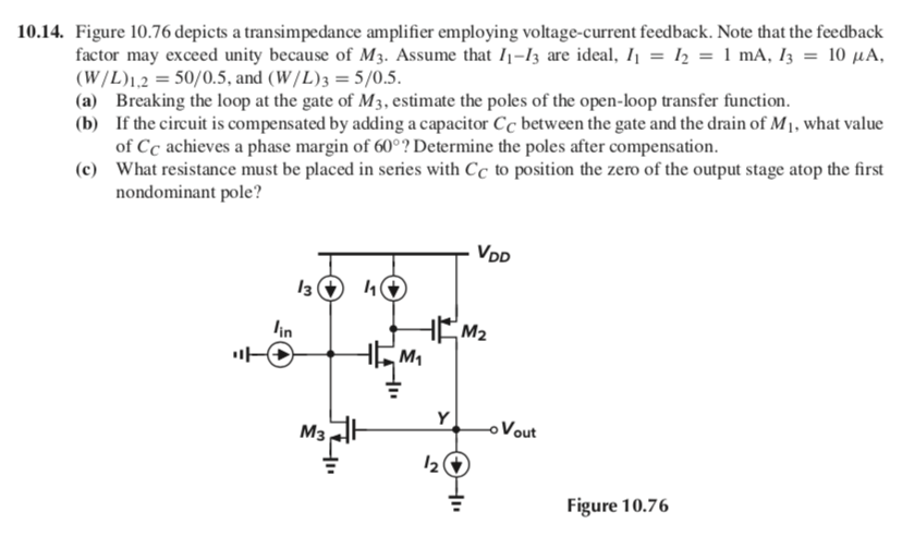 Solved 10.18. Determine the input-referred noise current of | Chegg.com